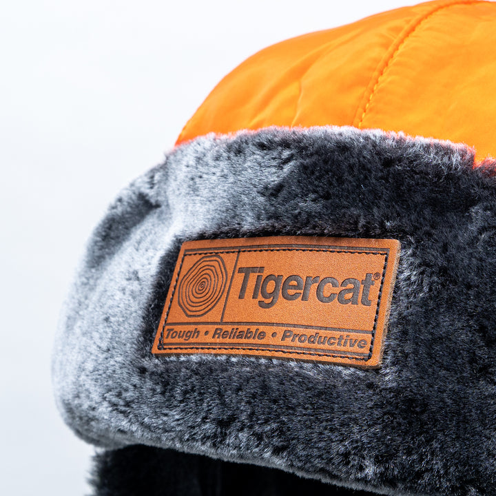 HAT, TRAPPER STYLE IN HI-VIS ORANGE – Tigercat Outfitters