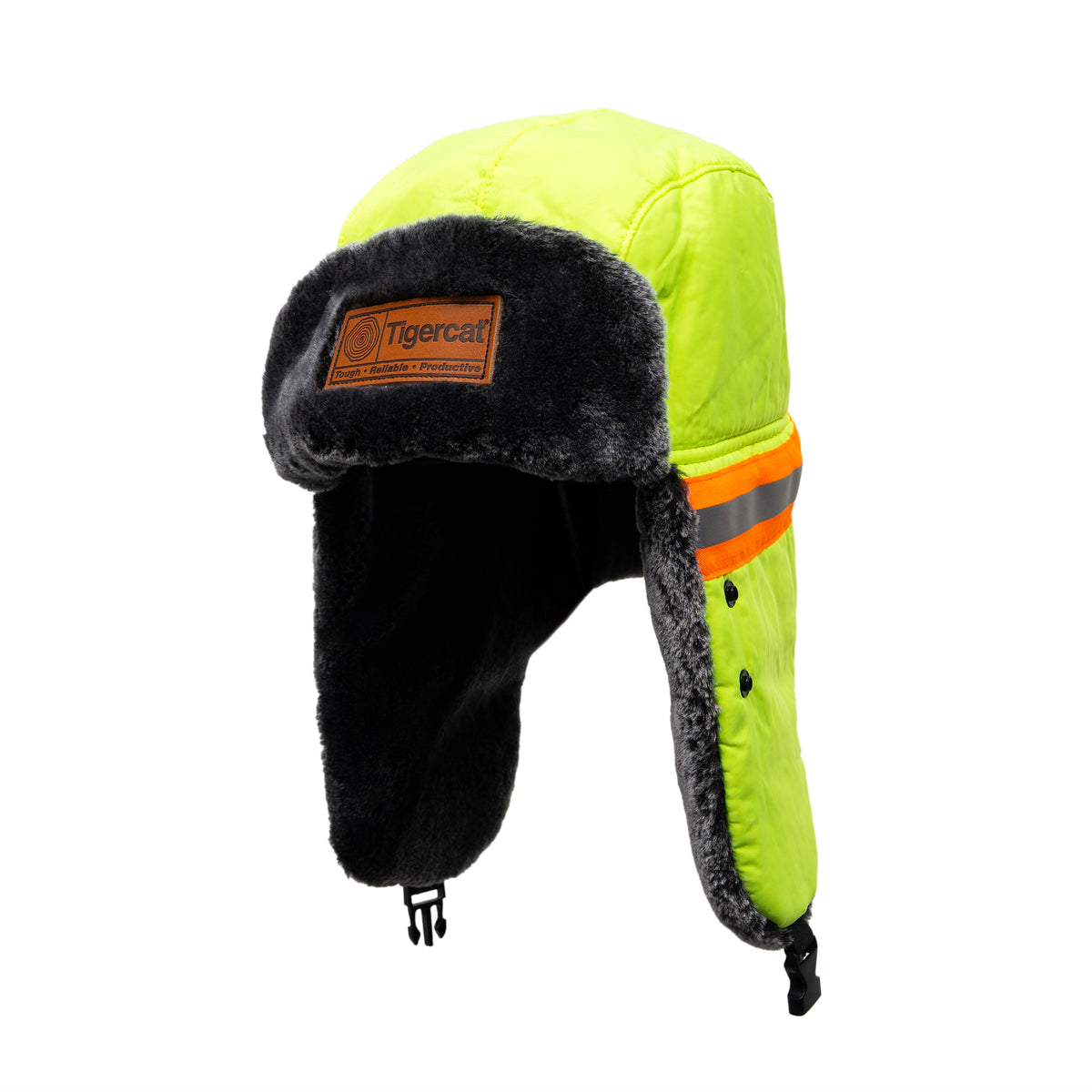 HAT, TRAPPER STYLE IN HI-VIS YELLOW – Tigercat Outfitters