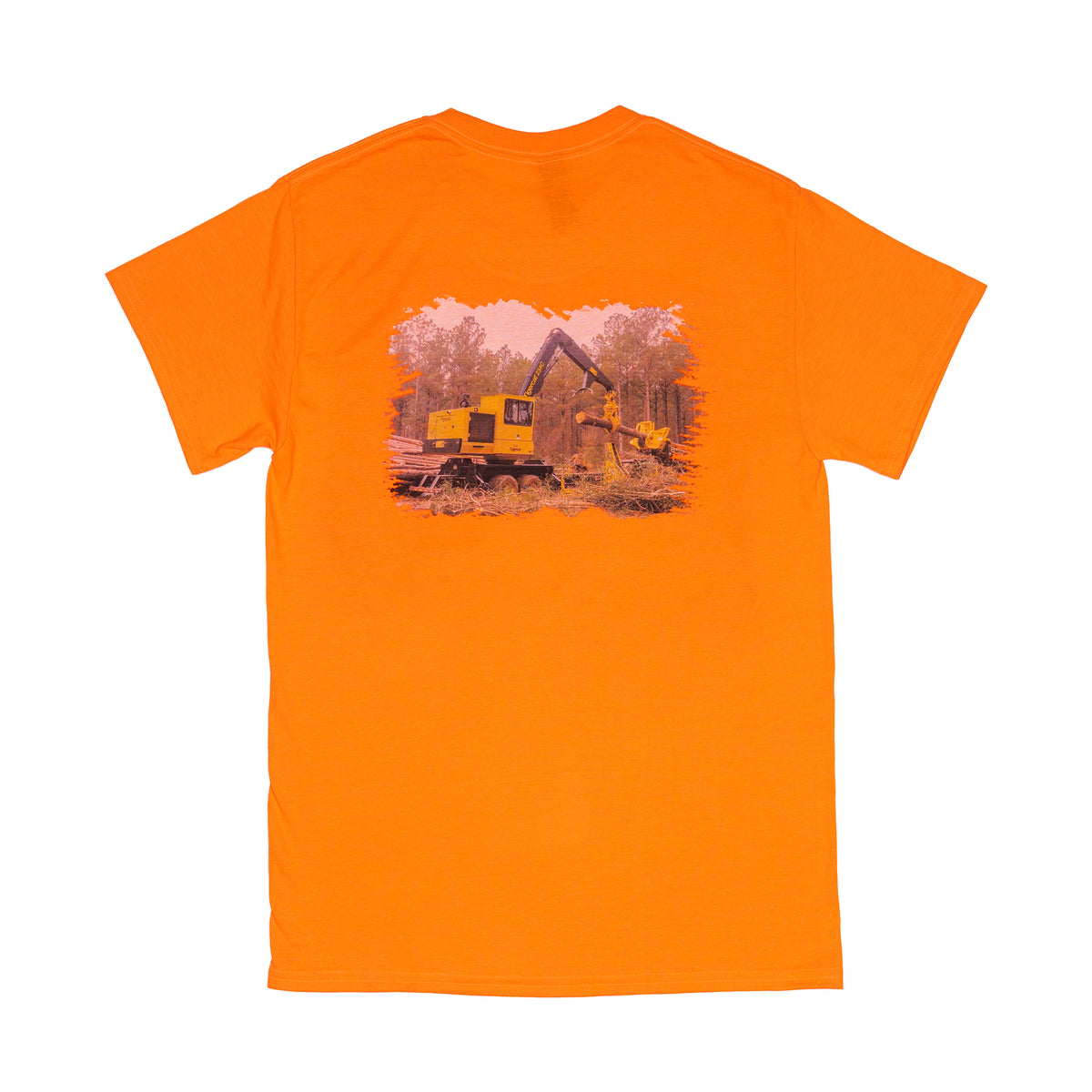 UNISEX T-SHIRT, BRIGHT ORANGE WITH 234C DESIGN GRAPHIC – Tigercat ...