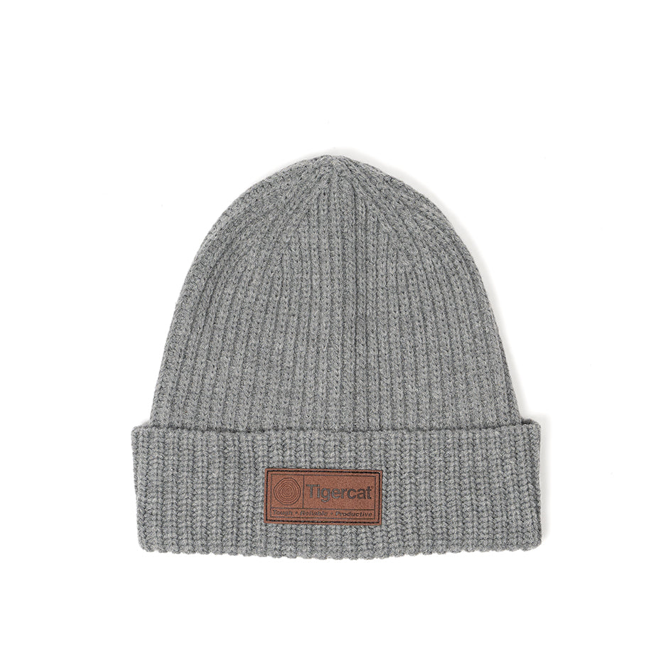 ADULT TOQUE WITH LEATHER PATCH – Tigercat Outfitters