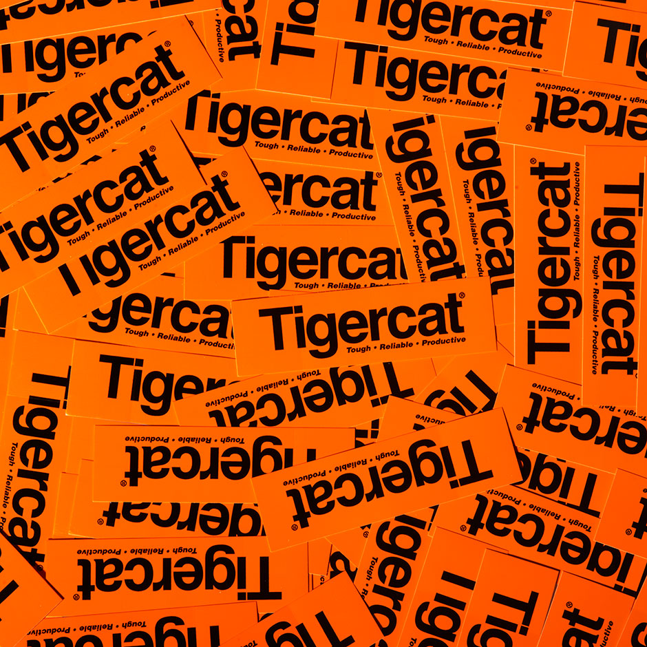 TIGERCAT STICKER, 4.5" X 1.5" – Tigercat Outfitters